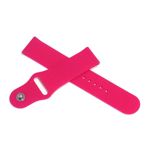 肌触りの良いスマートウォッチ用シリコンバンド。簡単にバンド交換できるスライドレバー式スプリングバーを使用しています。サイズ展開は20mm、22mmなっております。