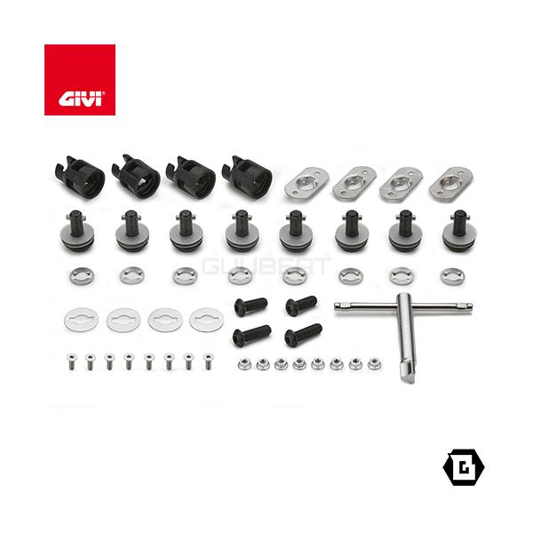 GIVI 01RKITは、特定のサイドケースホルダーに、クイックリリース機能を追加できるラピッドリリースキットです。本商品とサイドケースホルダーを組み合わせることで、車体からサイドケースホルダーを素早く脱着することが可能。サイドケース使用時...
