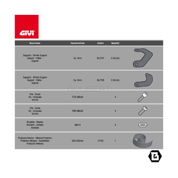 GIVI 1111KITは、リアラック1111FZなしでサイドケースホルダーを装着するための車種専用のフィッティングキットです。適合する車種・サイドケースホルダーは下記の通りとなります。【適合車種】HONDA NC 700X (12-13年...