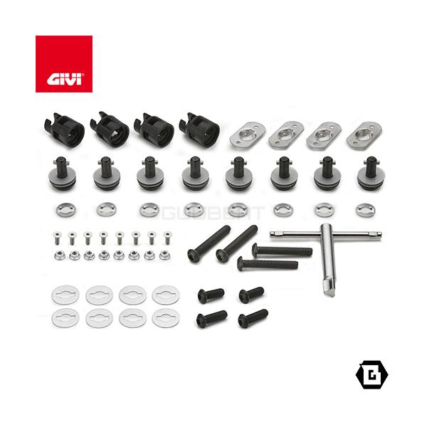GIVI 12RKITは、特定のサイドケースホルダーに、クイックリリース機能を追加できるラピッドリリースキットです。本商品とサイドケースホルダーを組み合わせることで、車体からサイドケースホルダーを素早く脱着することが可能。サイドケース使用時...