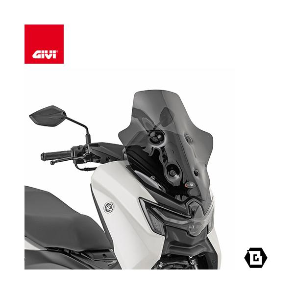 GIVI 2170Dは、車種専用のスクリーンです。取付けには、フィッティングキットD2170KITが別途必要となります。スクリーンサイズは、47.5 x 48.5 cm (高さ x 横)となっており、純正スクリーンより8.5 cm 高く風防...