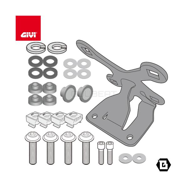 GIVI A1208A は、GIVI製スクリーン1173Sを装着するためのフィッティングキットです。下記の車種・スクリーン専用となっております。【適合車種】HONDA CB 650 R (24-25年モデル)【適合スクリーン】1173S