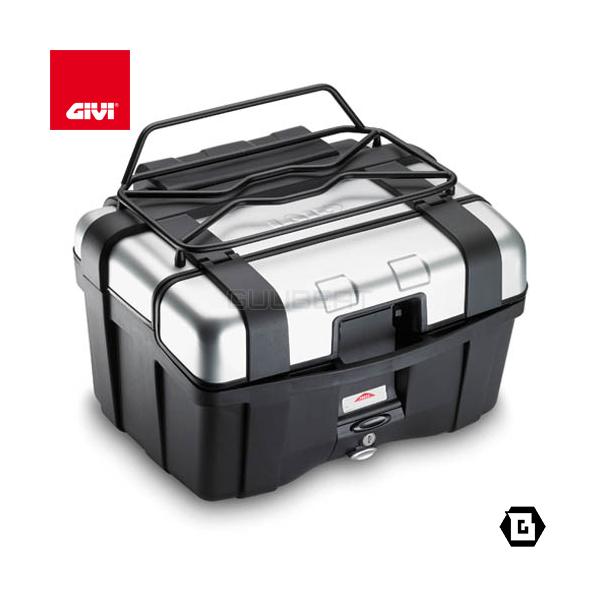 GIVI E120Bは、ハードケー TRK46 / TRK33シリーズ専用のメタルラックです。ケース上部に装着するメタルラックは、軽くてかさばる寝袋やマットなどの積載に役立ちます。【適合ケース】TRK46シリーズTRK33シリーズ