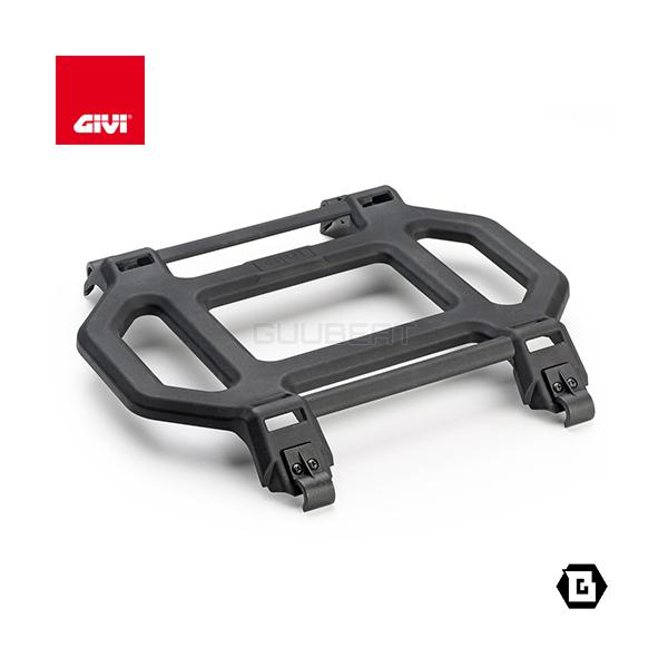 GIVI E165は、ハードケース DLM30 / DLM46 専用のナイロンラックです。ハードケース上部に、GIVI UT807Cなどのソフトバッグ類を装着することができるアクセサリです。【適合ケース】DLM30シリーズDLM46シリーズ