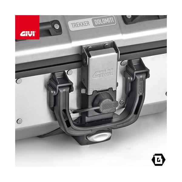 GIVI E185は、OBKN58 / OBKN42 / DLM46 / DLM30 用のハンドルです。OBKNシリーズやDLMシリーズなどの重量のあるケースの持ち運びや装着のための持ち上げに便利なアイテムです。【適合するケース】OBKN5...