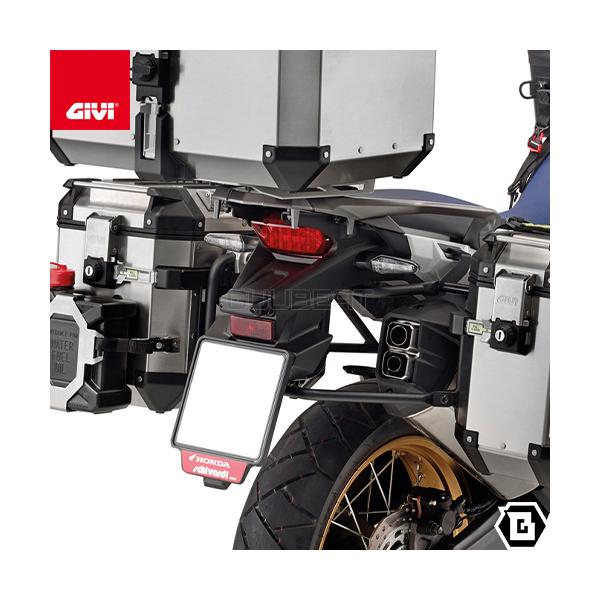 GIVI PL1144CAMは、Trekker Outback MONOKEY CAM-SIDEケース専用の車種専用サイドケースホルダーです。18mm径スチールパイプを採用しており、高い耐久性と安定した積載性能を実現しています。車種専用設計...