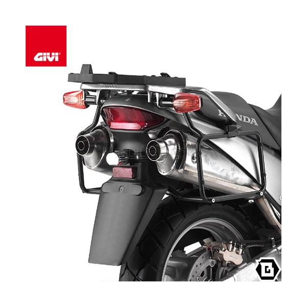 GIVI PL170は、MONOKEYサイドケースまたはRETRO FITケースを装着するためのサイドケースホルダーです。スチール合金で構成されており、耐久性のあるホルダーです。【適合車種】HONDA XL1000V バラデロ (03-06...