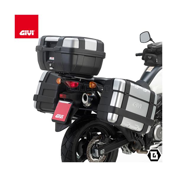 GIVI PL3101は、MONOKEYサイドケースを装着するためのサイドケースホルダーです。スチール合金で構成されており、耐久性のあるホルダーです。【適合車種】SUZUKI Vストローム 650 L2-L3-L4-L5-L6 (11-16...