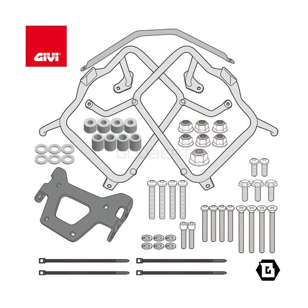 GIVI PL9054は、MONOKEYサイドケースまたはRETRO FITケースを装着するためのサイドケースホルダーです。スチール合金で構成されており、耐久性のあるホルダーです。【適合車種】ROYAL ENFIELD ヒマラヤ (21-2...