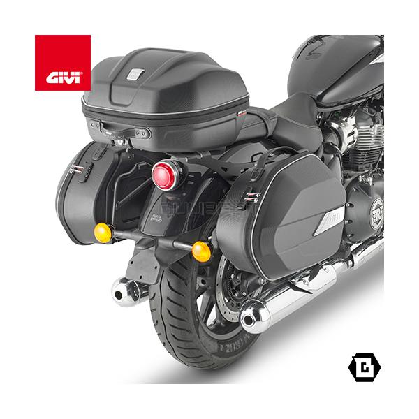 GIVI PL9058は、MONOKEYサイドケースを装着するためのサイドケースホルダーです。スチール合金で構成されており、耐久性のあるホルダーです。【適合車種】ROYAL ENFIELD スーパーメテオ 650 (23-25年モデル)【装...