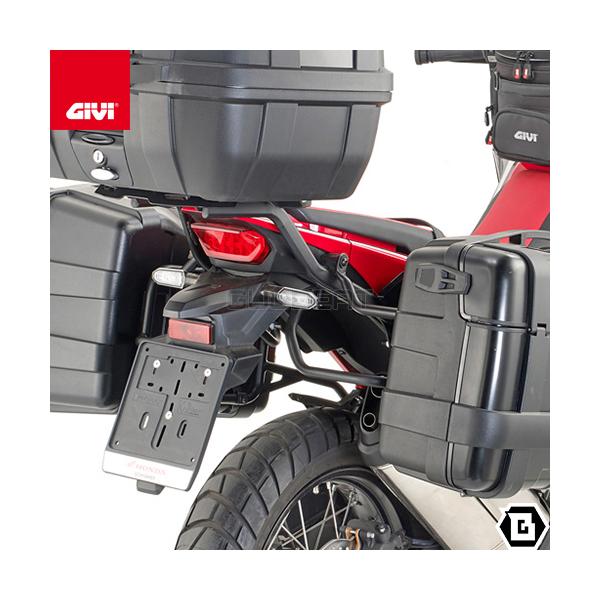 GIVI PLO1179MKは、MONOKEYサイドケースを装着するためのPL ONE-FIT サイドケースホルダーです。直径18mmの管状スチールのフレームで構成されており、MONOKEYサイドケースを装着するための専用パーツ（OFMK）...