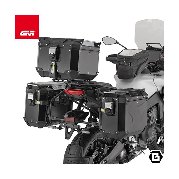 GIVI PLO2171CAMは、TREKKER OUTBACKシリーズ サイドケースを装着するためのMONOKEY CAM-SIDE サイドケースホルダーです。直径18mmの管状スチールのフレームで構成されており、TREKKER OUTB...