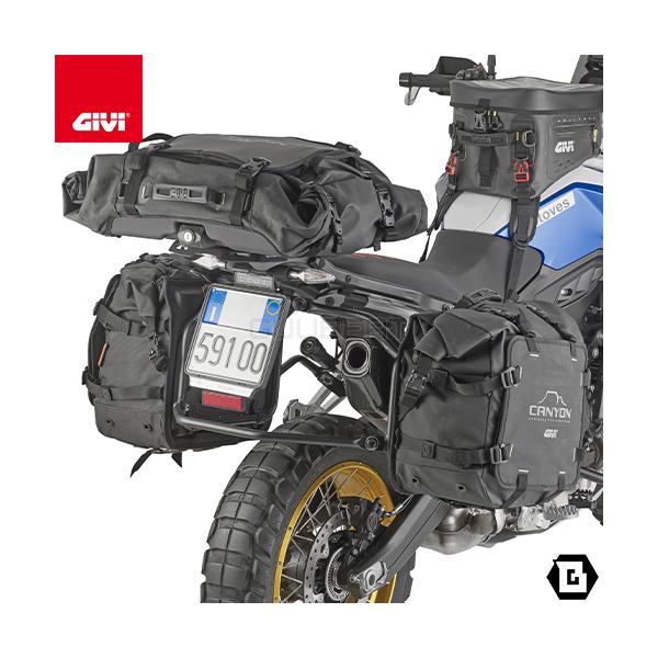 GIVI PLO5145MKは、MONOKEYサイドケースを装着するためのPL ONE-FIT サイドケースホルダーです。直径18mmの管状スチールのフレームで構成されており、MONOKEYサイドケースを装着するための専用パーツ（OFMK）...