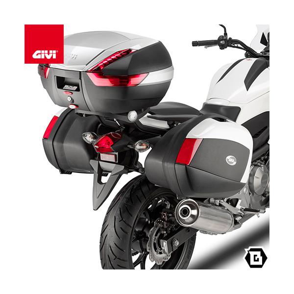 GIVI PLX1111は、サイドケースV37またはV35を装着するためのサイドケースホルダーです。スチール合金で構成されており、耐久性のあるホルダーです。【適合車種】HONDA NC750S / NC750S DCT (14-15年モデル...