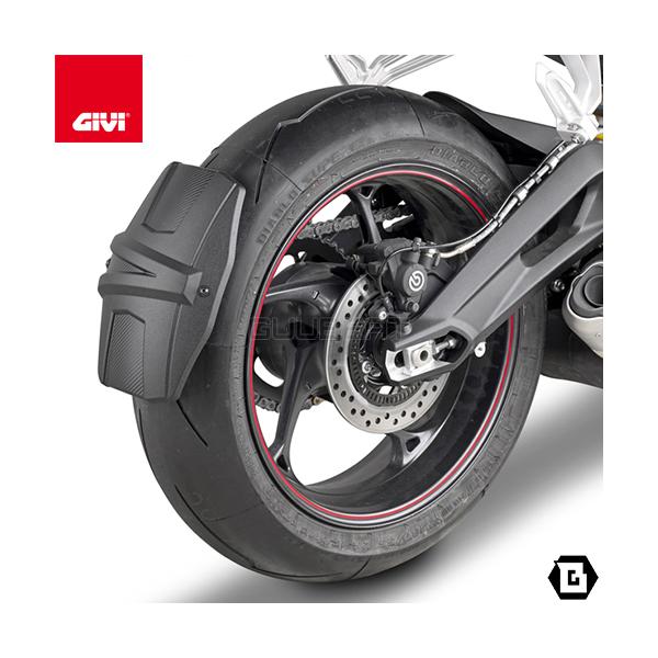 GIVI RM6412KITは、スプラッシュガードRM01およびRM02を車体へ装着するための車種専用取付キットです。車種ごとに最適化された設計により、確実なフィッティングと高い取付安定性を実現します。専用設計のブラケットおよび取付パーツに...