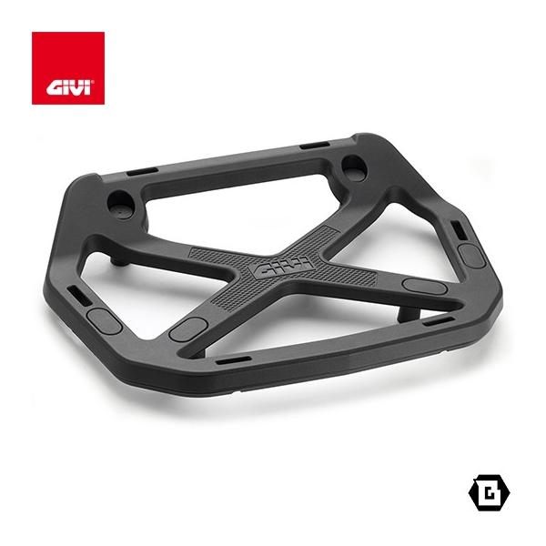 GIVI S150は、トップケース上部に荷物を積載するためのラックです。取付説明書にはGIVI社主要ケース用の穴開け用型紙が添付しており、 型紙の通りにケースへ穴を空け、付属のネジで取り付けるだけの簡単な作業で取付が可能です。テントや寝袋の...