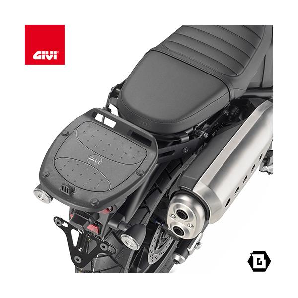 GIVI SR1210は、MONOKEY（モノキー）ケースまたはMONOLOCK（モノロック）ケースが装着出来るリアラックです。車種専用に設計されており、確実なフィッティングと様々な走行シーンでもブレの無いしっかりとした保持が特徴です。※本...