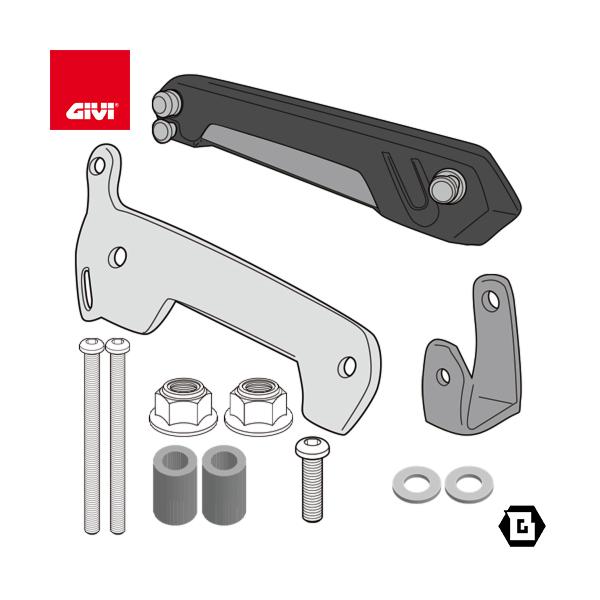 GIVI STL9061は、「STEALTH SYSTEM（ステルスシステム）」を採用した、サイドバッグホルダー（左側用）です。ガラス繊維強化テクノポリマーとスチールを組み合わせたハイブリッド構造により、高い強度・軽量性・耐久性を実現。車体...