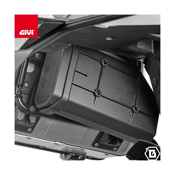 GIVI TL1156KITは、GIVI S250ツールボックスをサイドケースホルダーへ装着するための、車種専用フィッティングキットです。車種ごとに専用設計されており、高い取付精度と安定した固定を実現。S250ツールボックスをスマートに装着...