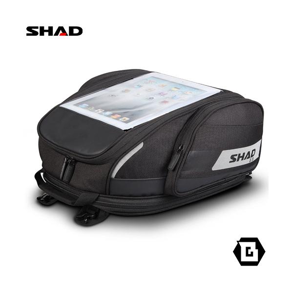 Case with capacity for one helmet. The SH26 is the smallest motorcycle top case of SHAD's range. It is a compact and pra...