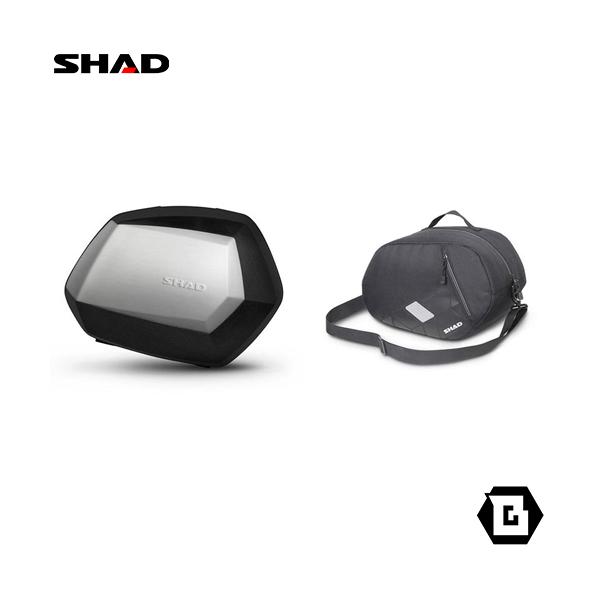 The SHAD carbon SH36 top cases stand out for their innovative but functional design, with a large capacity for an XXL si...