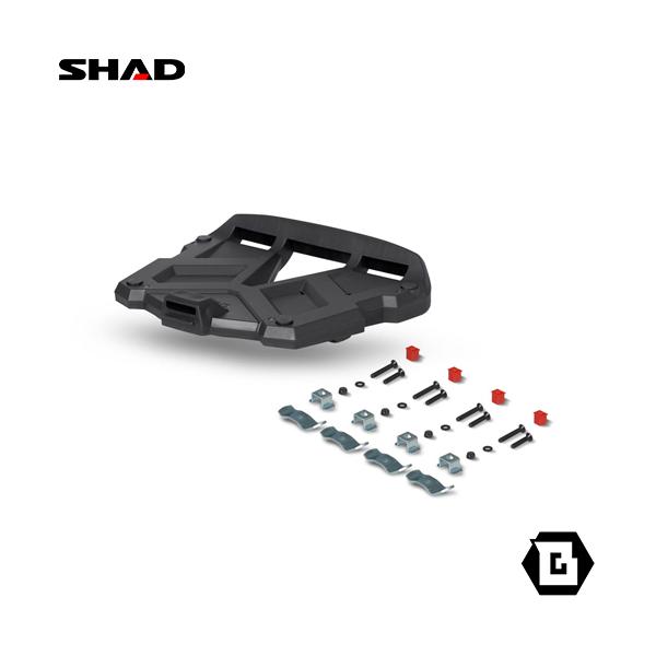 The SHAD Top Master fitting allows mounting a top case onto the motorcycle. It is a fitting specifically designed por ea...