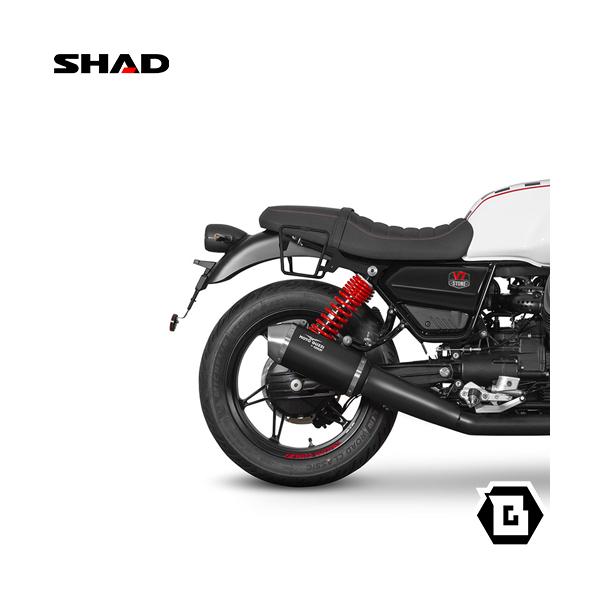 Side bag holder specific for side bags. This fixation offers greater safety and resistance when using the side bags. It ...