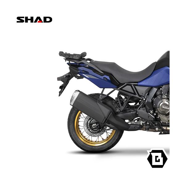 The SHAD Top Master fitting allows mounting a top case onto the motorcycle. It is a fitting specifically designed por ea...