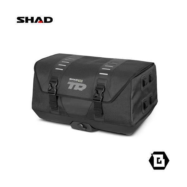 TERRA TR50 rear bag with capacity for two helmets (40 liters) and up to 10 kg of cargo. Designed in Barcelona as an evol...