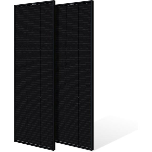 【発売日：2022年12月01日】【特徴】影に強い!! 細長サイズ 150W２枚組 全並列 太陽光パネル、33.5V 高電圧 パラレルブラックシリーズ On-grid/Off-girdシステム、12v/24v蓄電池充電、変換効率19.2% ...