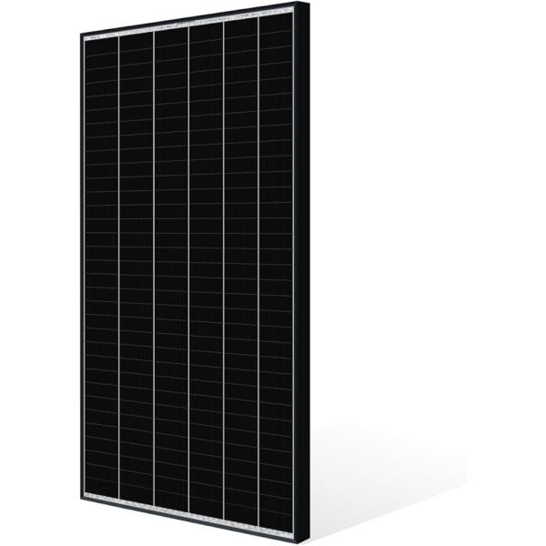 影に強い!! GWSOLAR 150W ソーラーパネル【12V充電用 8.25A / 6並列】 Eclipse Off-gridシリーズ・TUV認証済影に強い理由: 6列のセル列を全並列で構成する独自設計】単結晶PERC太陽光パネル / 汚...