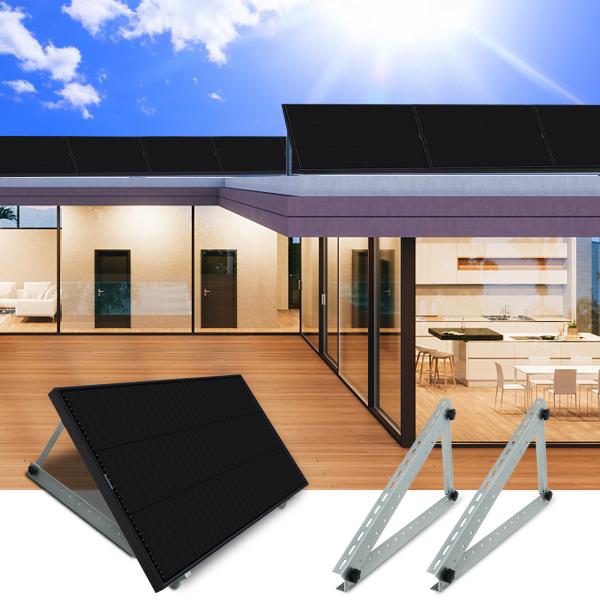 【太陽光パネル対応型番】GW-E075A、GW-E100A、GW-E110A、GW-E120B、GW-E150A、WSL160BL【特徴】：角度調整可能なソーラーパネル用架台、アルミ合金材質で耐食性と耐候性に強く、持ち運びに軽いアルミ材質で...