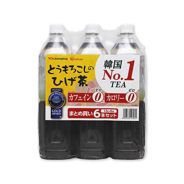アイリスオーヤマ　とうもろこしのひげ茶　1.5L×6本名称：とうもろこしのひげ茶原材料名：写真参照内容量：1.5L×6本セット保存方法：直射日光を避けて保存してください。:輸入者：株式会社オーヤマ※パッケージデザイン等は予告なく変更されるこ...