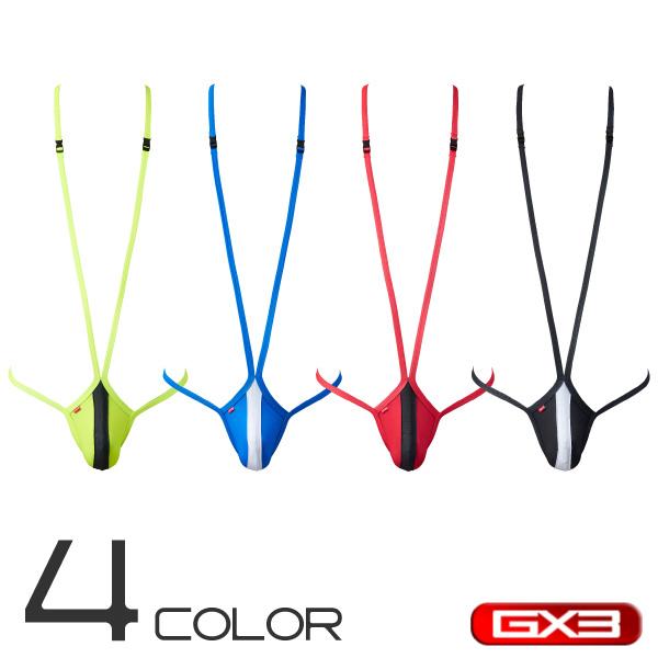 コカンをホールドするポーチ以外、ストリング(紐)のみの、シンプルだからこそ際立つ、挑発的アイテム『Vストリング』。ストレッチ性に優れた光沢生地のフロントポーチ。センターに入れた幅広なラインデザインと立体裁断でボリューム感をアピール。後ろは生...