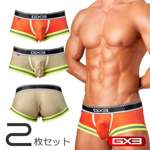 消防士をイメージした定番ボクサー。脚周りに使用した約3cmのゴムは、強い光にあたると反射するリフレクター(再起反射素材)ライン入り。生地のカラーと合わせて、ユニフォーム感溢れるデザインの仕上がり。光沢ウエストベルトが腰周りをスッキリと魅せる...