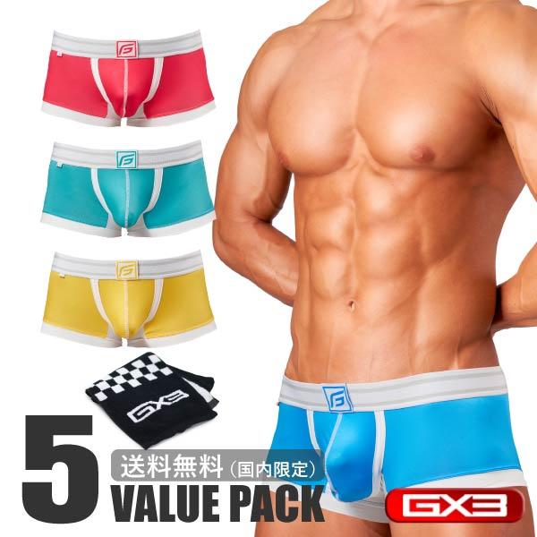 ボクサーパンツ4枚とタオル1枚の計5アイテム入りセット。コットン100％のやわらかな肌触りのタオルは、ふだん使いしやすいサイズ感。しかも、うれしい送料無料です。（送料無料は日本国内限定。）中国産ポリエステル81%　ポリウレタン19%ウエスト...