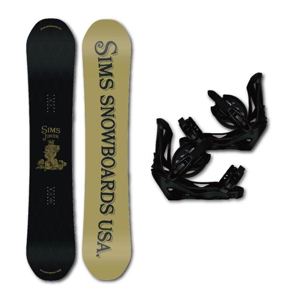 【スノーボード &amp; ビィンディング】（2点セット）●スノーボード＜SIMS JOKER＞2026. モデルロッカーとキャンバーの特性を融合させ、フリースタイル的な遊び感覚とパワフルな滑りをスムーズに実現する板に仕上がった。スケートか...