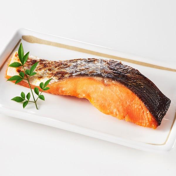 【内容(量)】銀鮭(しゃけ)漬け魚(西京漬け) 1枚(120g)【原材料(産地)】銀鮭（チリ）、白味噌、糖類（砂糖・ぶどう糖）、煮干、米発酵調味料、澱粉、食塩、豚ゼラチン、香辛料、デキストリン、風味原料/酒精、ソルビトール、加工澱粉、調味料...