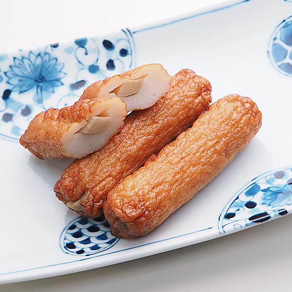 【内容(量)】ごぼう巻4本【原材料(産地)】魚肉（輸入）、ごぼう、砂糖、でん粉（馬鈴薯）、大豆蛋白、食塩、卵白、みりん、植物油/調味料（アミノ酸等）、加工でん粉、ph調整剤、（一部に卵・大豆を含む）【賞味期限】冷蔵保存で3日