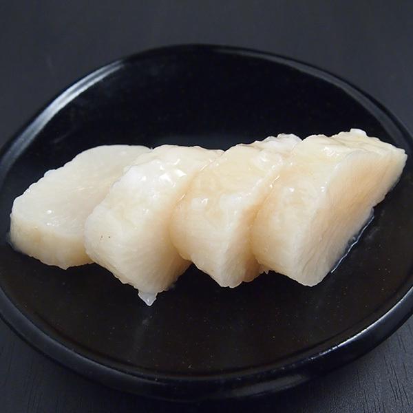 【内容(量)】皮付き江戸べったら漬 1袋(約500g)【原材料(産地)】大根、砂糖、果糖ブドウ糖液糖、食塩、米、調味料(アミノ酸等)、増粘多糖類、甘味料(ステビア)、リン酸塩(Na)、酸化防止剤(V.C)、保存料(ソルビン酸K)、ミョウバン...