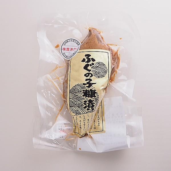 【内容(量)】ふぐ卵巣ぬか漬け1本 約100g【原材料(産地)】ゴマフグ卵巣、米糠、米糀、食塩、魚醤（いわし・さば）【賞味期限】冷蔵保存で2ヶ月