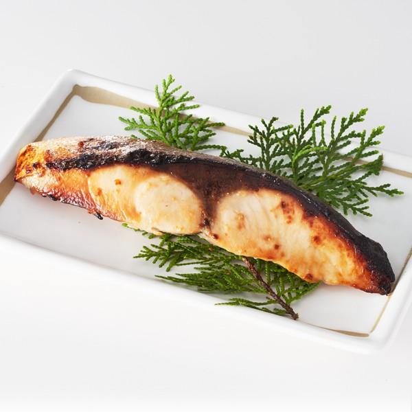 【内容(量)】ぶり漬け魚(西京漬け) 1枚(120g)【原材料(産地)】ぶり（国産）、白味噌、糖類（砂糖・ぶどう糖）、煮干、米発酵調味料、澱粉、食塩、豚ゼラチン、香辛料、デキストリン、風味原料/酒精、ソルビトール、加工澱粉、調味料（アミノ酸...