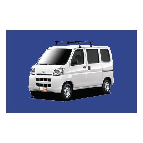 ハイゼットカーゴ S32#V S33#V 標準ルーフ ベースキャリア システムキャリア タフレック 1台分 法人のみ配送 送料無料 《週末限定タイムセール》