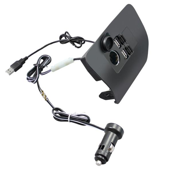 ?プリウス（30系2016年12月現在）専用のフロントコンソール増設電源BOX。?ソケット部・USBポートを運転席周辺に簡単増設。・オーディオ中継側USBポートを使用して、iPhoneやiPod等をカーオーディオに接続可能。・給電側USBポ...