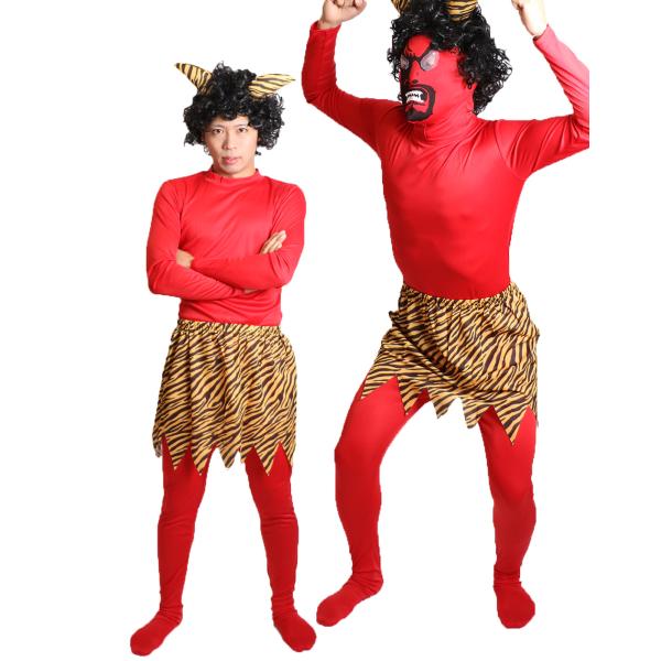 YAHOOショッピングコスプレ制服ランキング１位獲得商品です！内容：ウィッグ、マスク、全身タイツ、腰巻き4点セットサイズ：M・XL，平置き実寸(約cm)Mサイズ： B：〜105cm, W：〜93cmXLサイズ： B：〜113cm,W：〜105cm