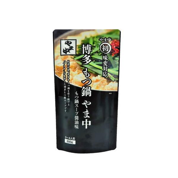 ■商品特徴創業以来、博多牛もつ鍋を作り続ける「やま中」が監修した博多もつ鍋スープです。■内容量600ｇ■原材料名発酵調味料(国内製造),たんぱく加水分解物,醤油,みりん,還元水飴,にんにく,ポークエキス,食塩,ガーリックエキス,醸造酢,昆布...