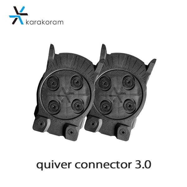 quiver connector 3.0【　商品説明　】ボード１本につき１セットを取り付ければ、その日のパーフェクトなボードに瞬時にバインディングを装着できます。また、クイバーをトリップに連れて行くことも簡単。4X4インサート対応スタンスア...