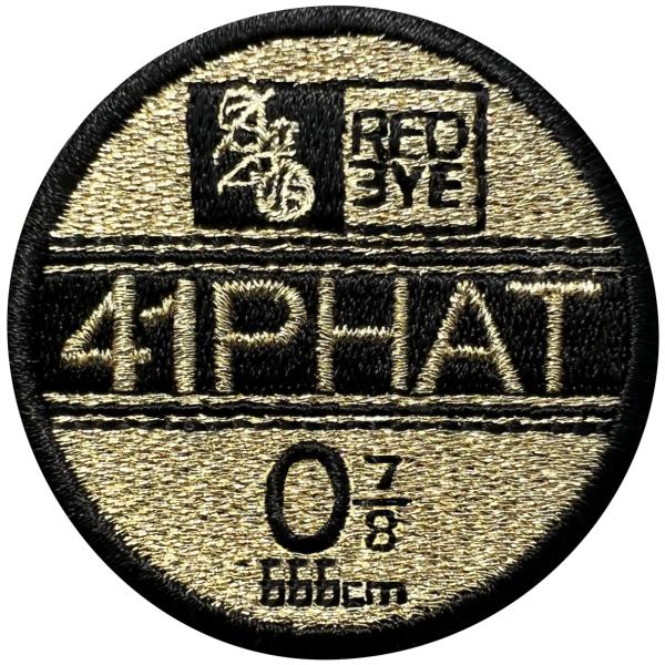 41PHAT WAPPENアイロン接着可能ＮＥＷＥＲＡキャップのバイザー部分の日焼けによる色あせ対策に【サイズ】約5x5cm（厚み4mm）