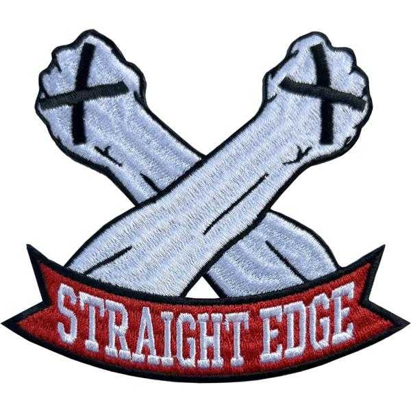 straightedge hardcore punk【サイズ】M ： 55 x 64mmL ：65 x 75mmXL : 75 x 87mmXXL : 127 x 127mm【素材】ポリエステル 100%ストレート・エッジ (Straigh...