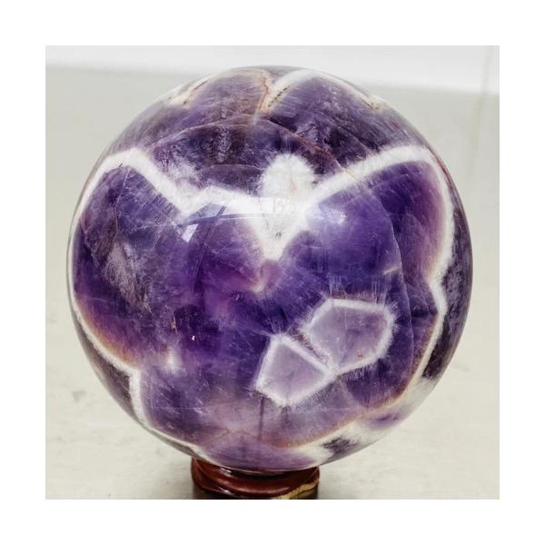 天然ドリームアメジストクォーツクリスタルスフィアボールヒーリング1300G Natural Dream Amethyst Quartz Crystal Sphere Ball Healing 1300G